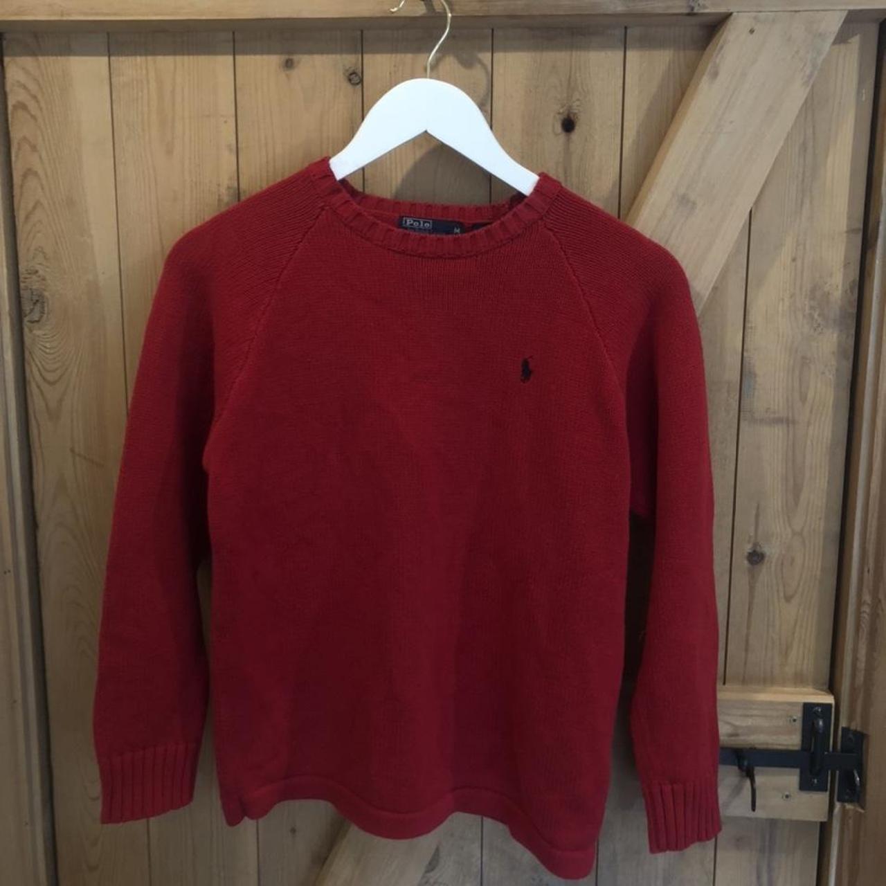 Polo Ralph Lauren knitted jumper, labelled M but... - Depop