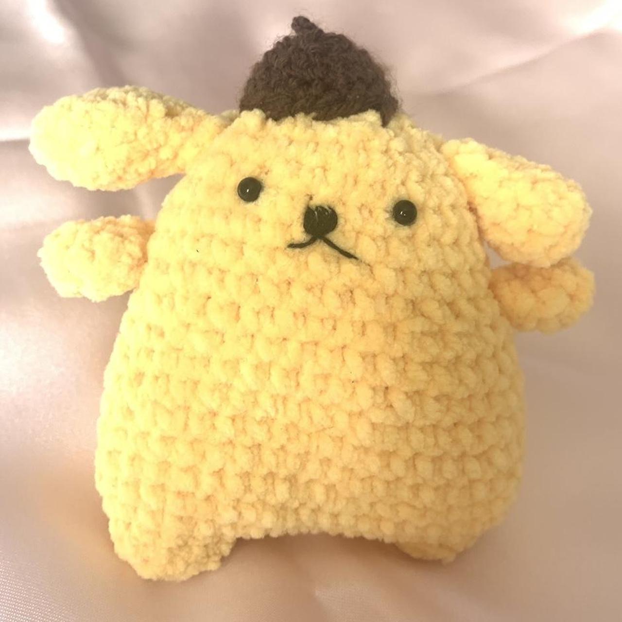 Pompompurin 💛 Crochet pompompurin plush 🫧 handmade... - Depop