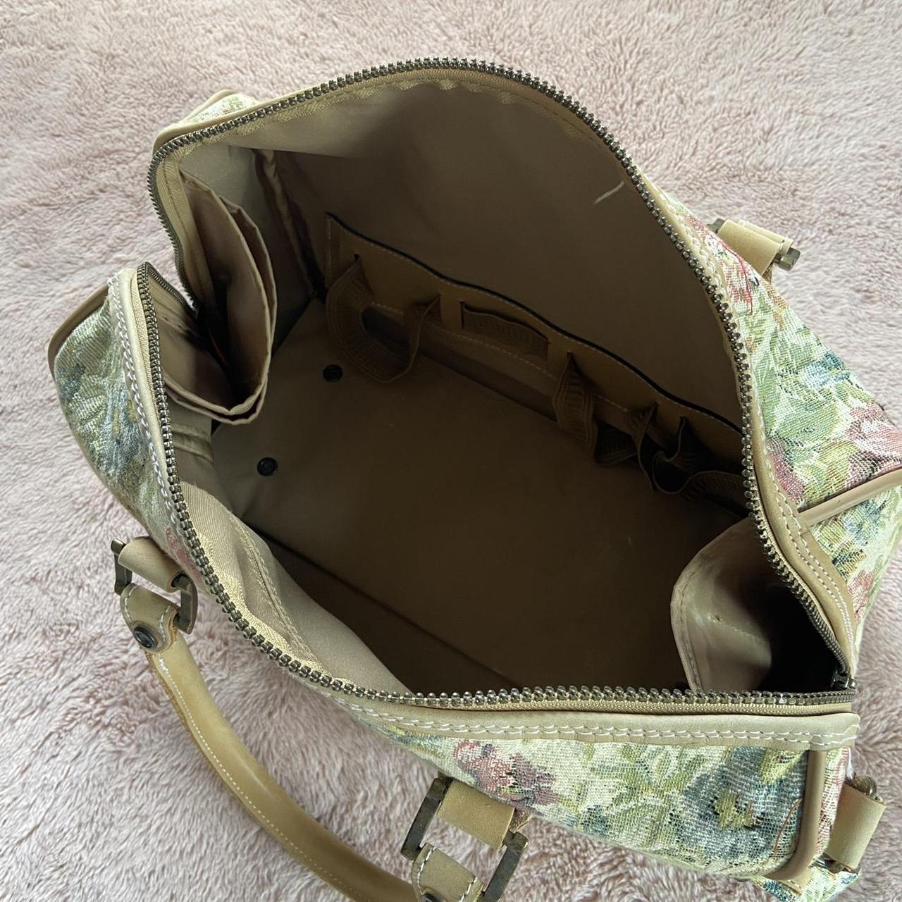 Vintage 80’s Floral Fabric Hand Bag ️Brand Protocol... - Depop