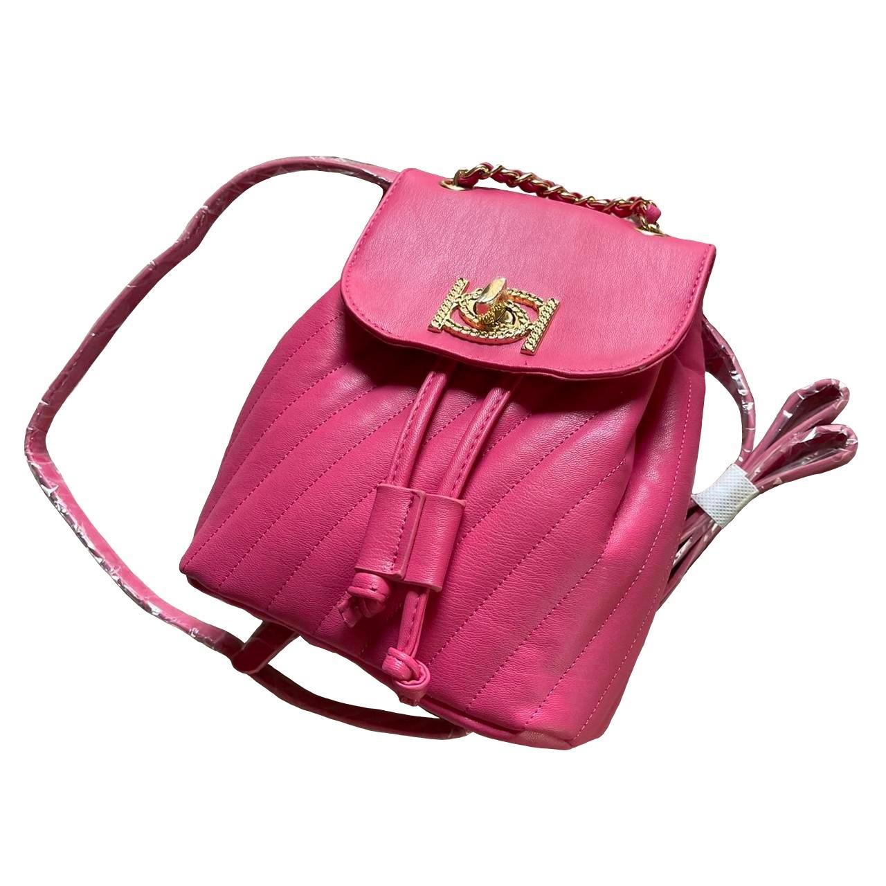 BeBe: Mini Back Pack Bag ️Color: Hot Pink ️Material:... - Depop