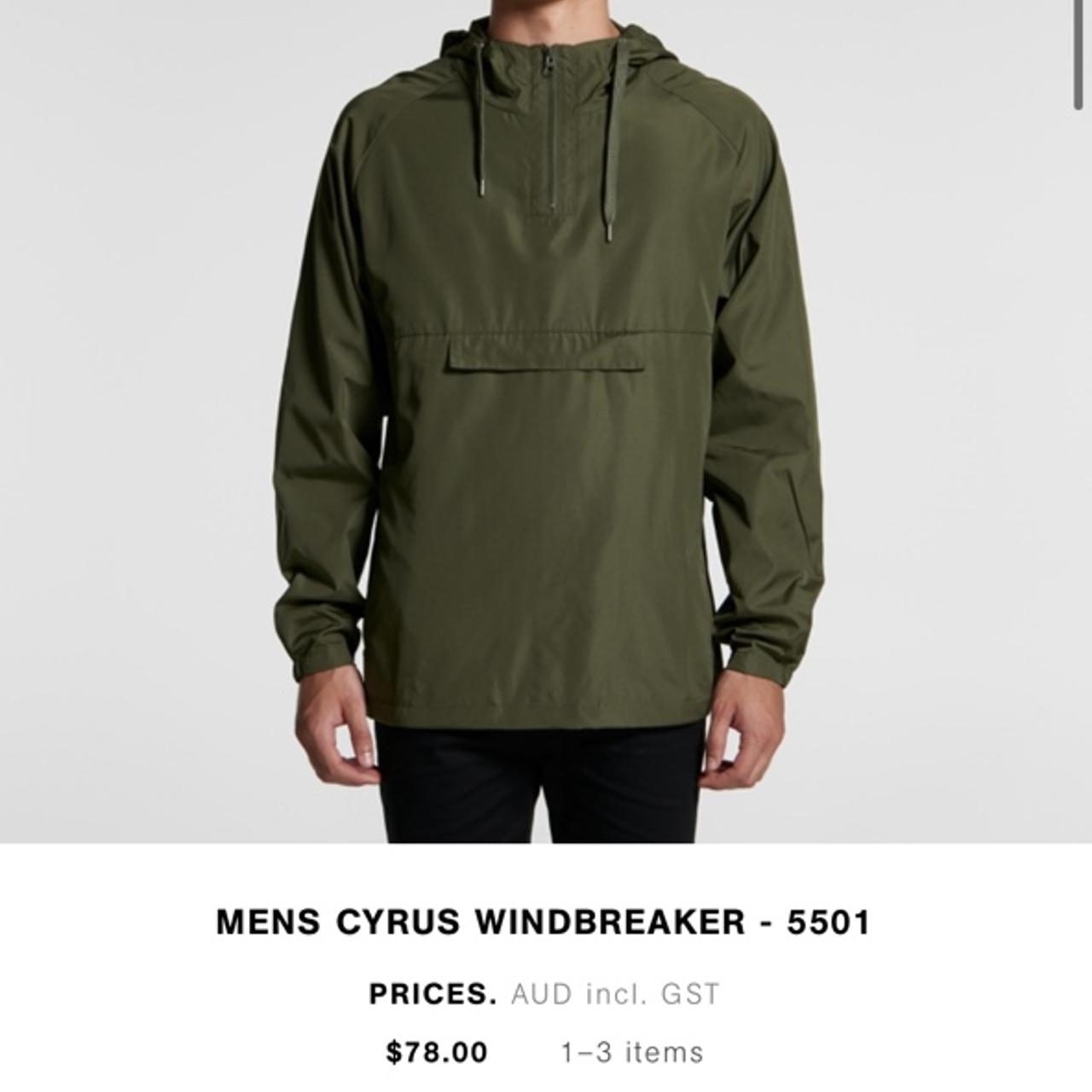 AS COLOUR ANORAK WINDBREAKER SIZE L FITS TTS 10/10... - Depop