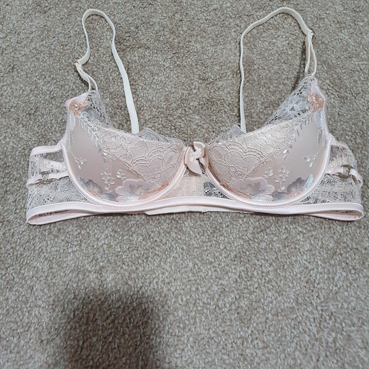 12B/34B Honey Birdette blush Chelsea bra. Rare... - Depop