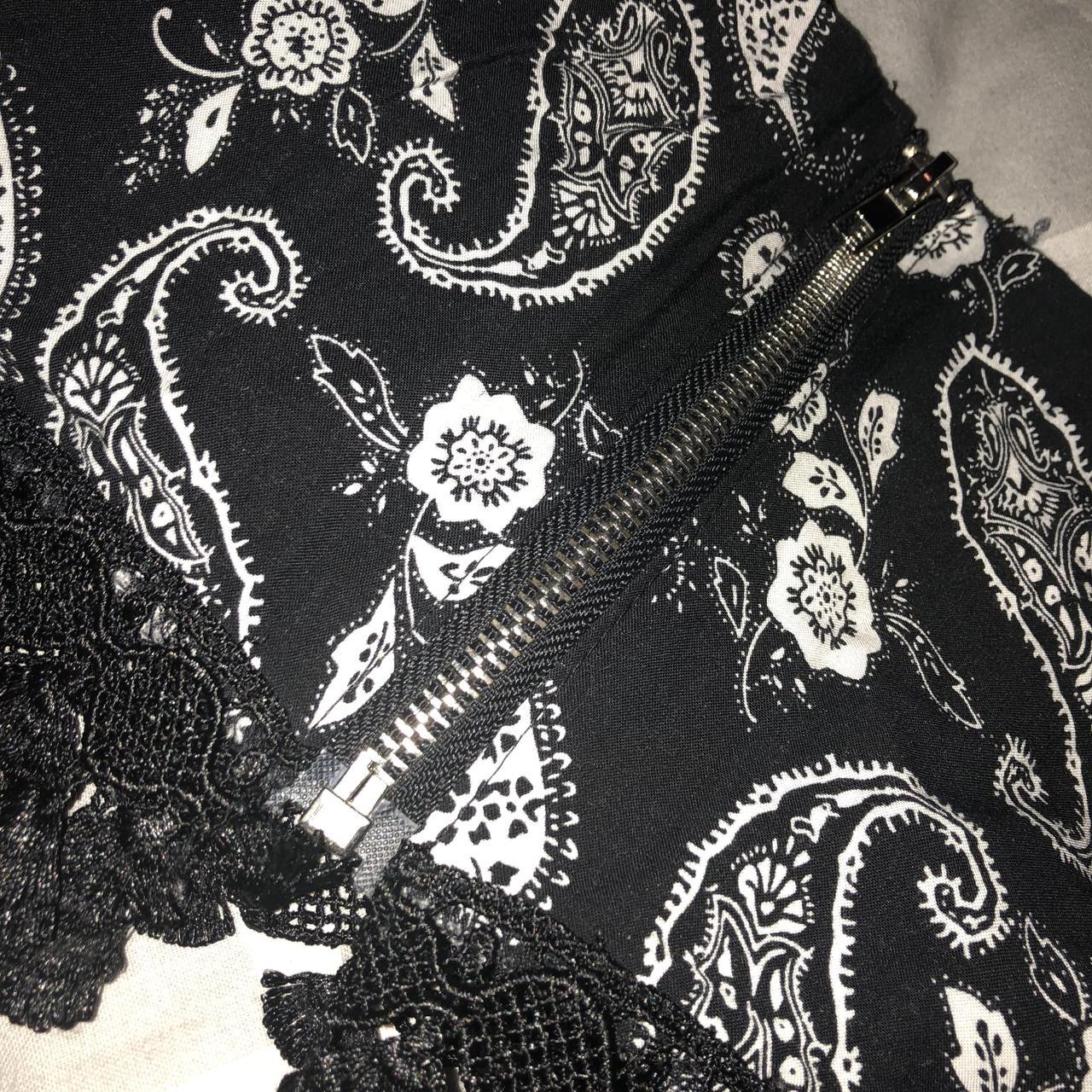 Cute crop top, from boohoo black and white with... - Depop