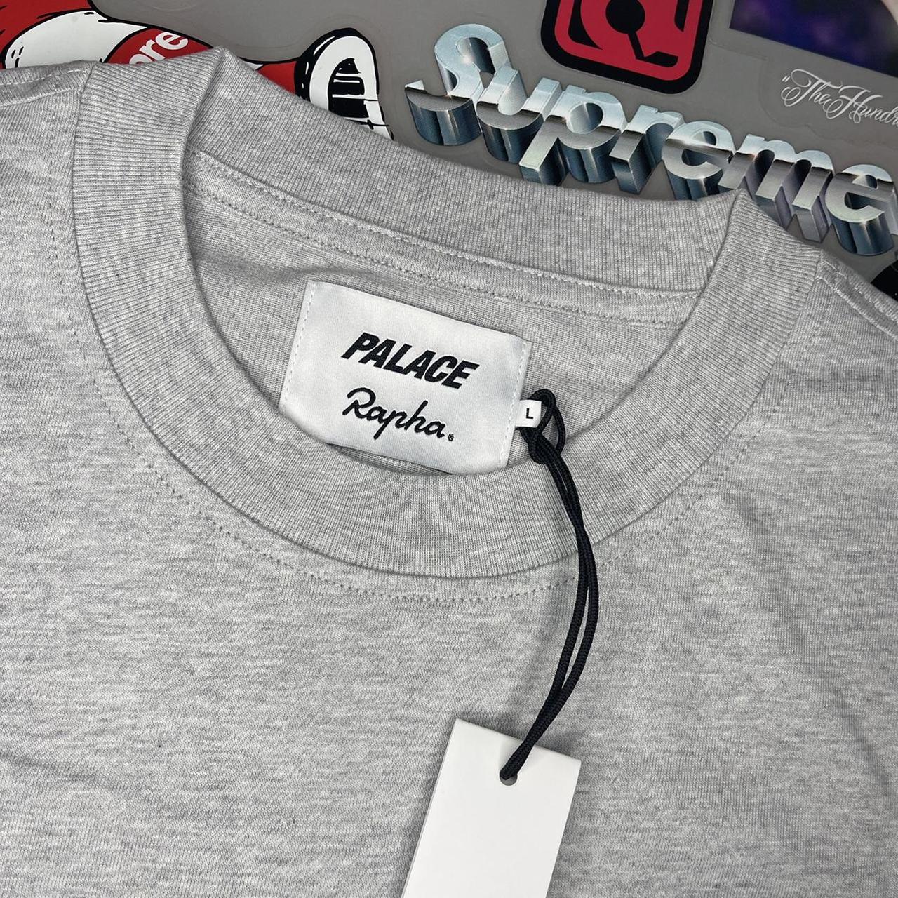 Palace Rapha EF Education First Tee Grey Large... - Depop