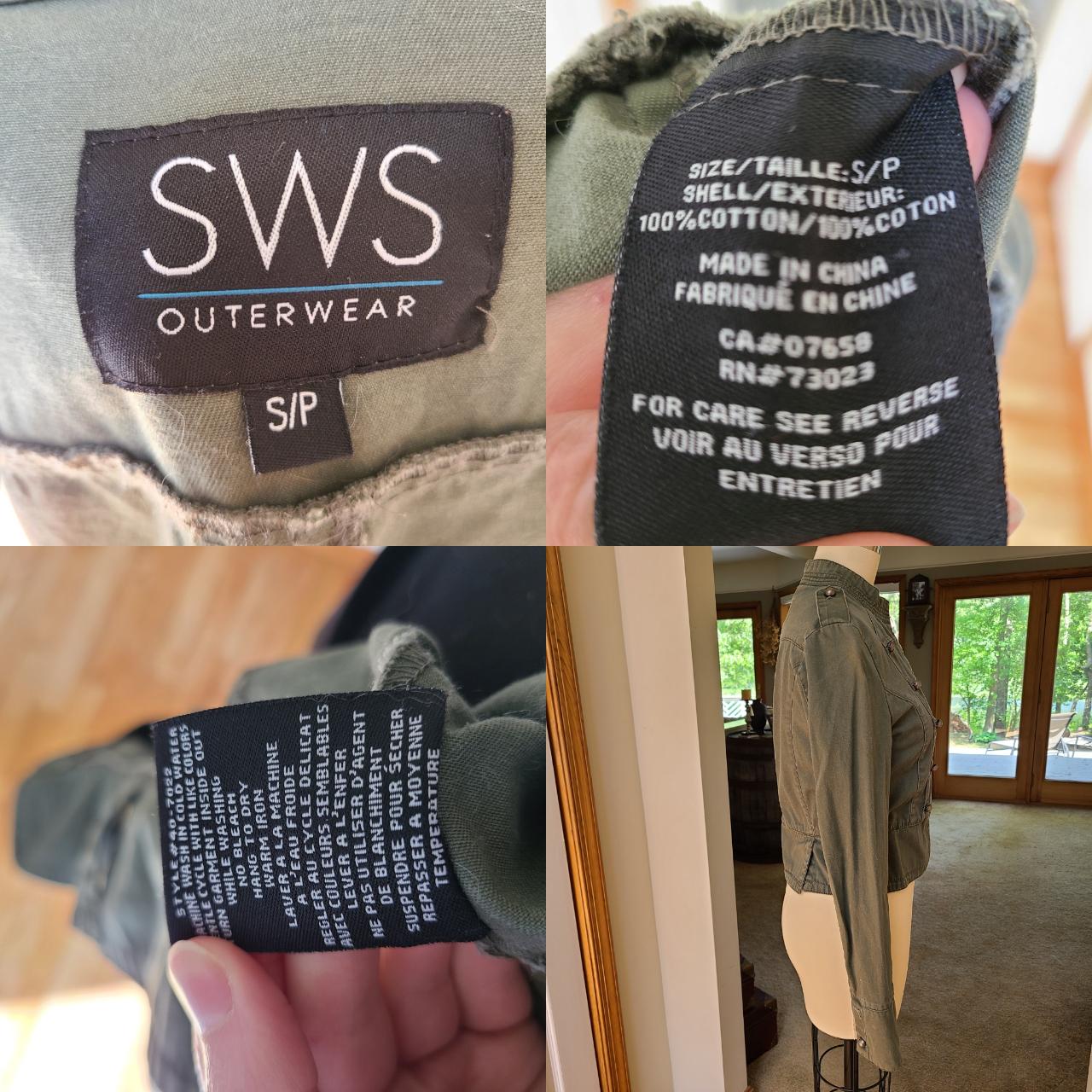 SWS Outerwear Military Jacket. Excellent pre owned... - Depop