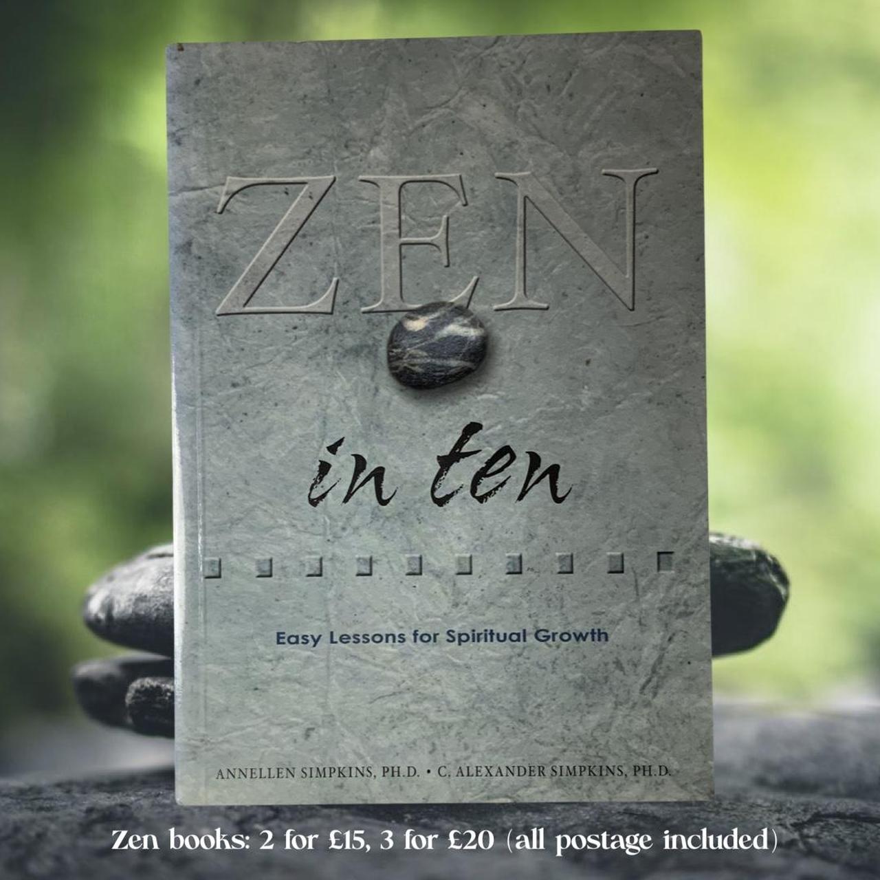 🌿 📕 Zen in Ten Zen books : £10 each, £15 for 2... - Depop
