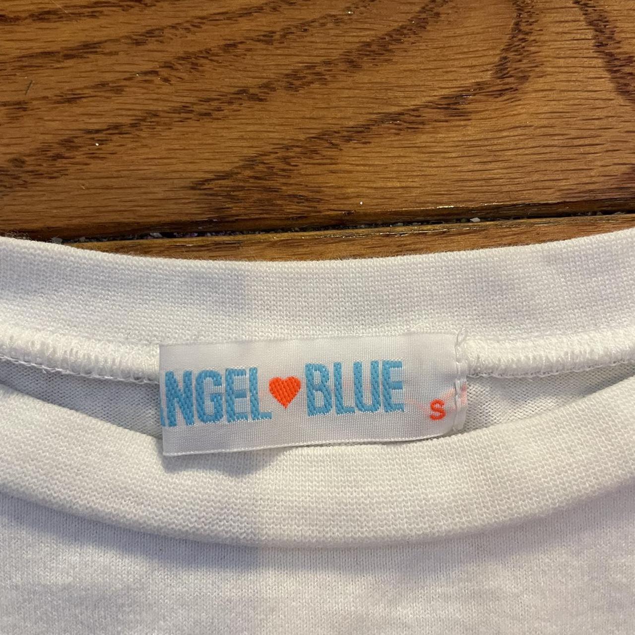 Angel blue baby tee. Size small. #angelblue... - Depop