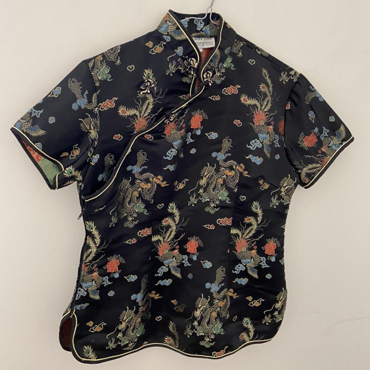 traditional vintage cheong sam size M/L made in... - Depop