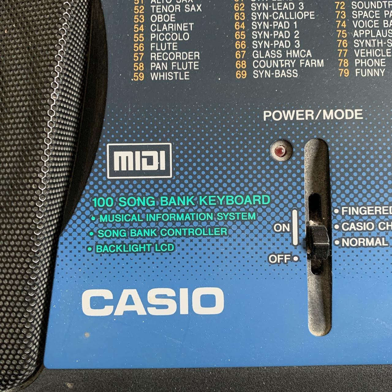 Keyboard CASIO CTK-511 100 Song Bank 🎶 Great... - Depop