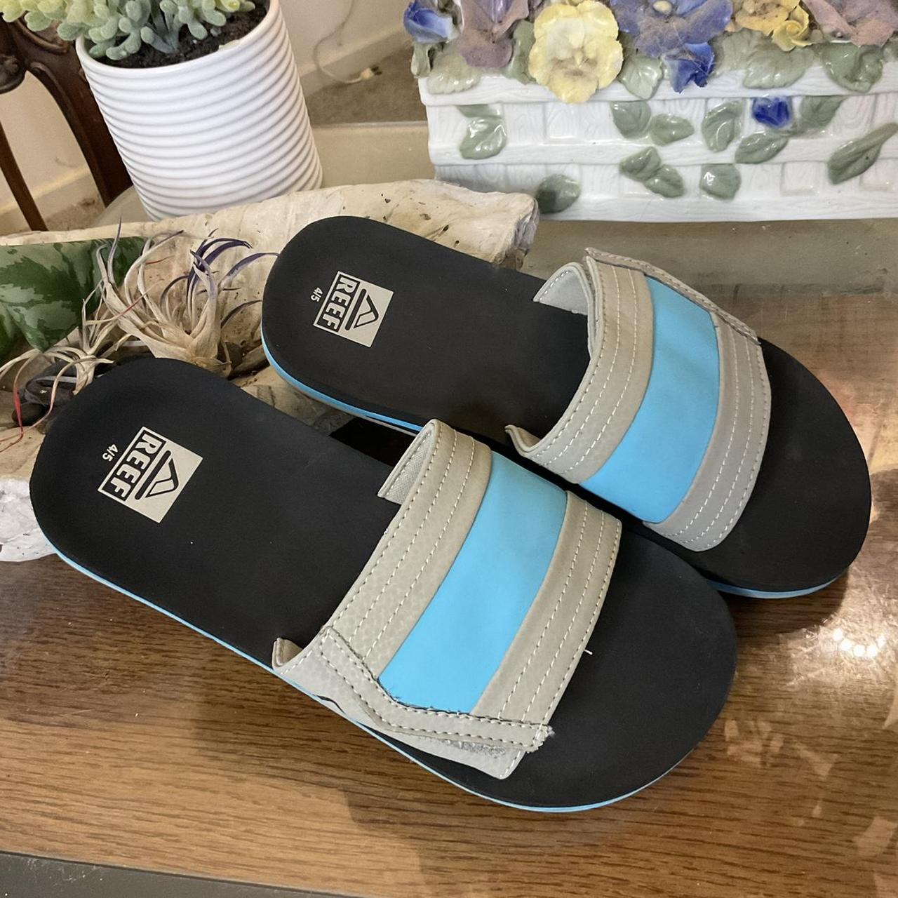 REEF KIDS AHI ADJUSTABLE SLIDES SZ 4/5 From... - Depop