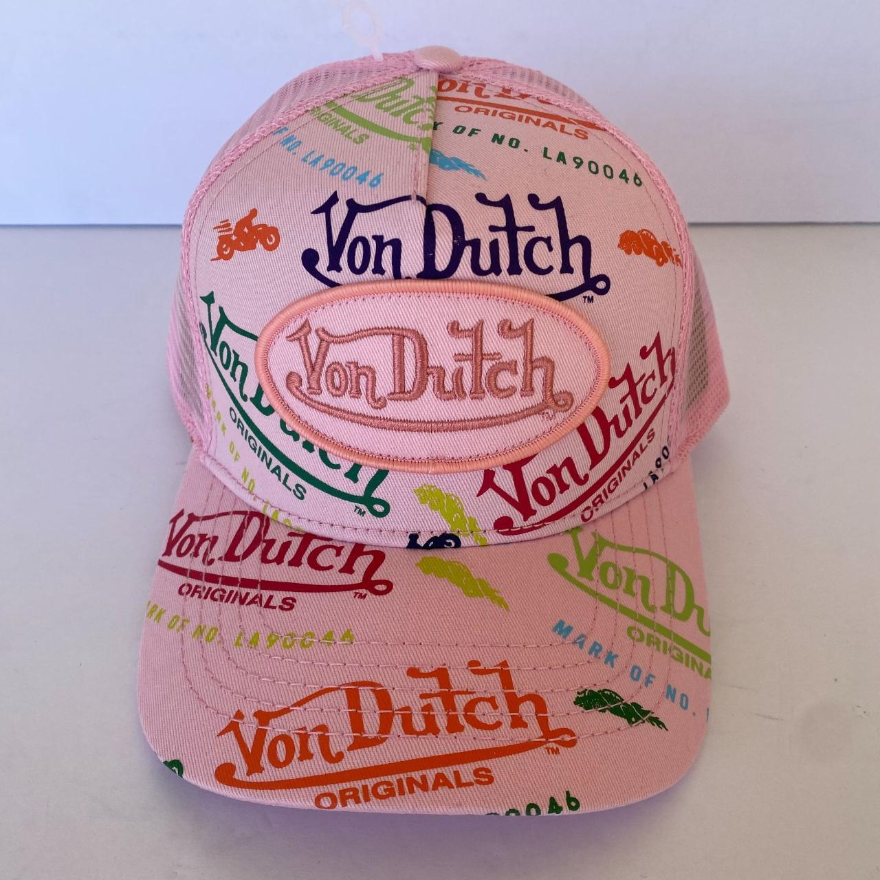 Von Dutch Women's Pink Hat | Depop