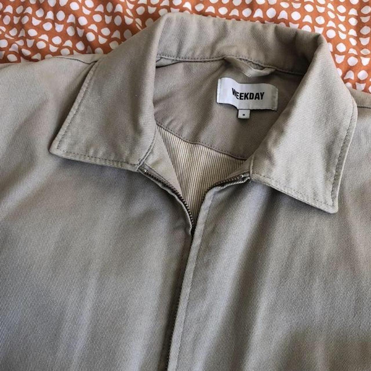 Mens weekday coach jacket Beige/sand colour Bought... - Depop