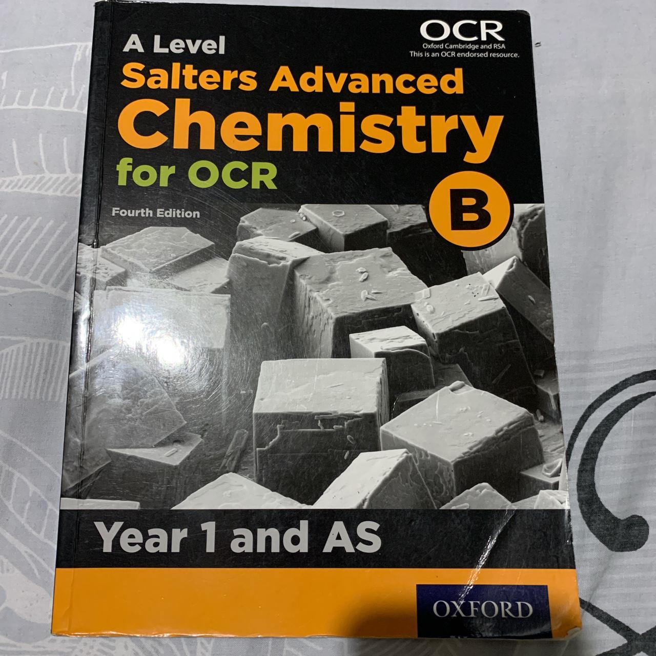 A Level Salters Advanced Chemistry OCR B... - Depop