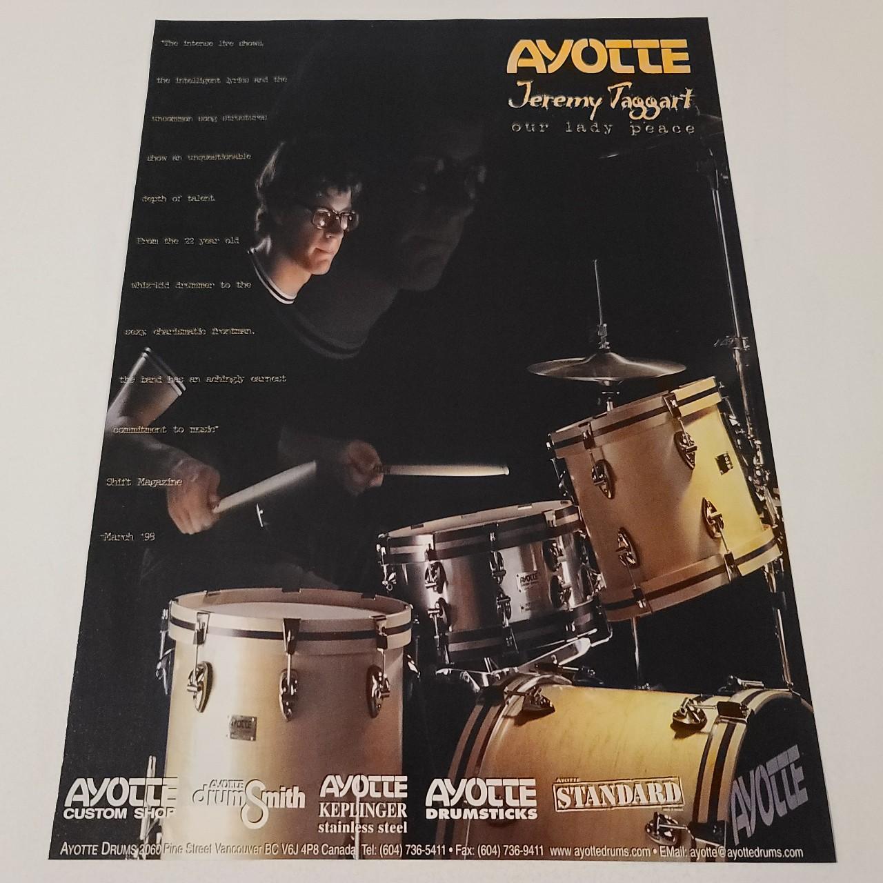 Jeremy Taggart (Our Lady Peace) Ayotte Ad Approx... - Depop