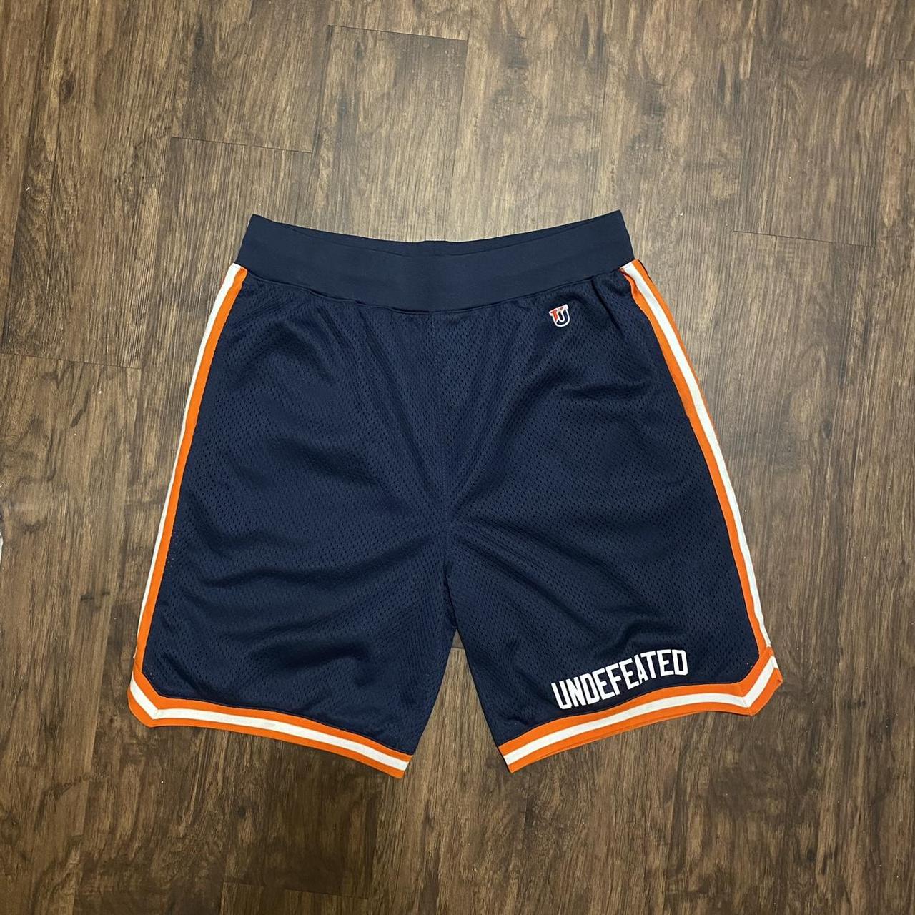 undefeated mesh hoop shorts L worn once 8” inseam... - Depop