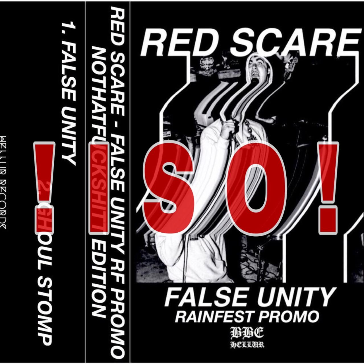 ISO OF RED SCARE MERCH ️SWIPE LEFT TO... - Depop