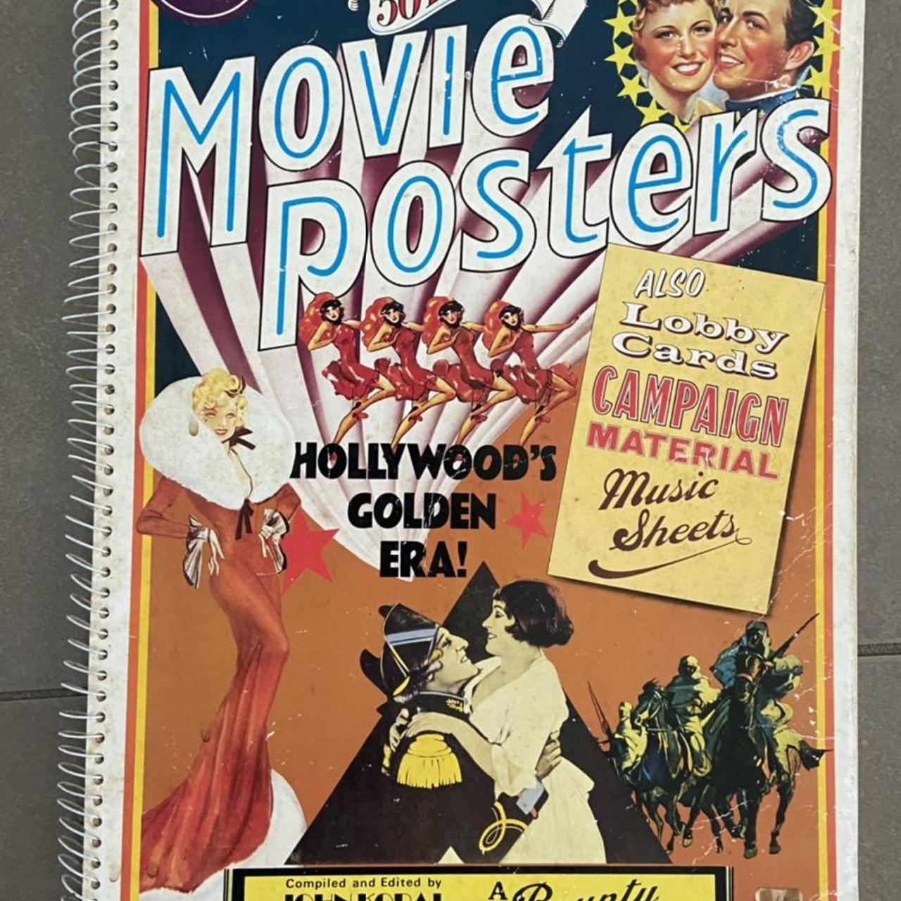 Vintage film poster book Old Hollywood book of... - Depop