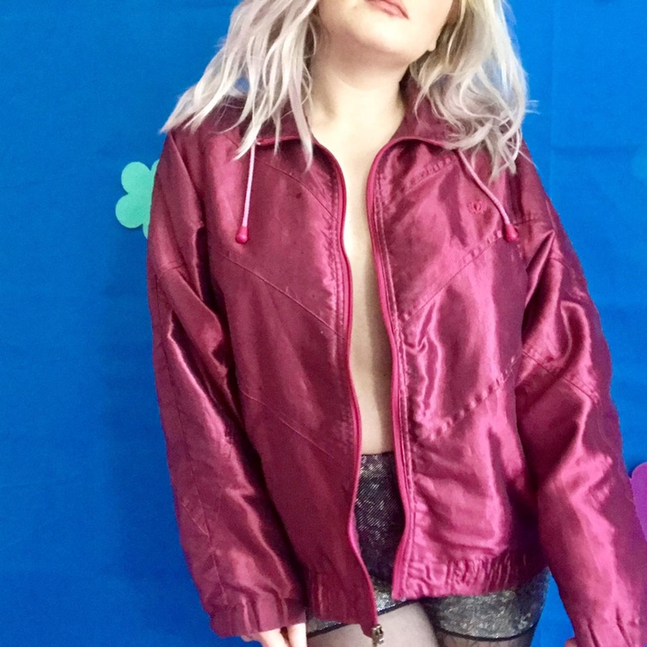 Metallic shiny hot pink like magenta fuschia... - Depop