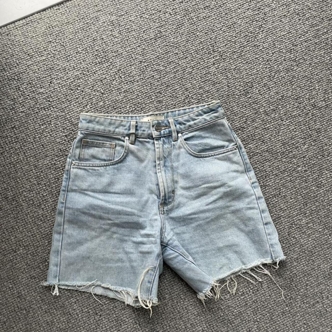 Selling NEUW denim shorts Fits a size 6 Perfect for... - Depop