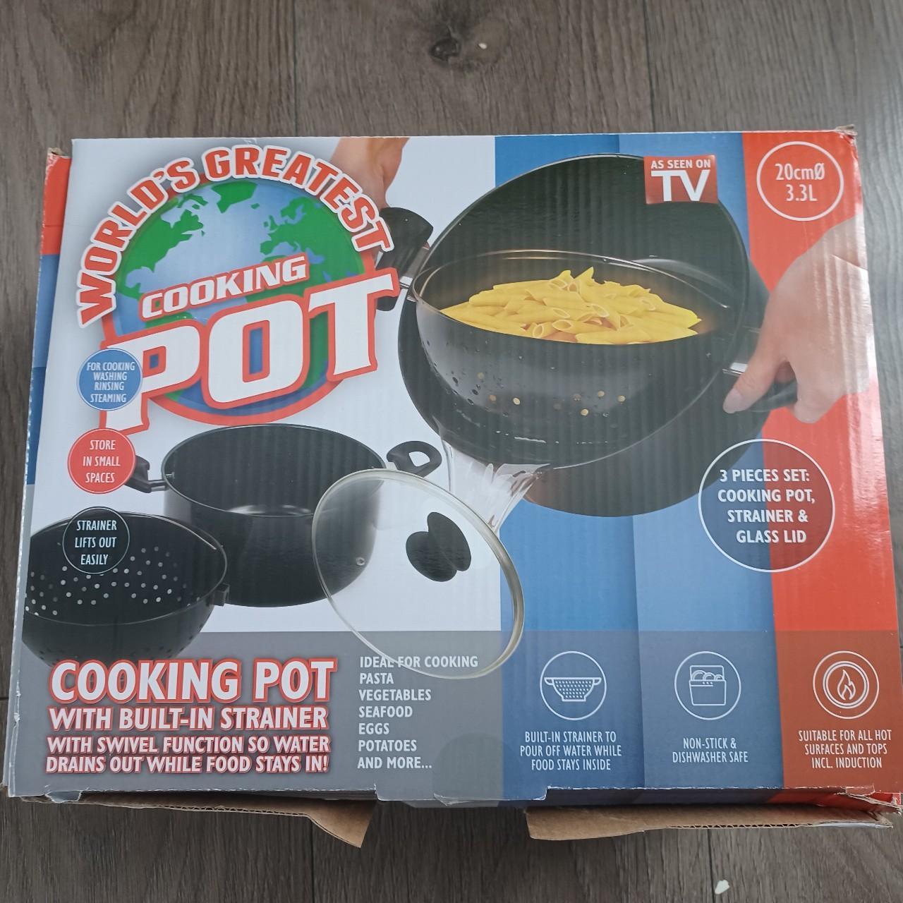 World's Greatest Pot cooking pot with built-in... - Depop