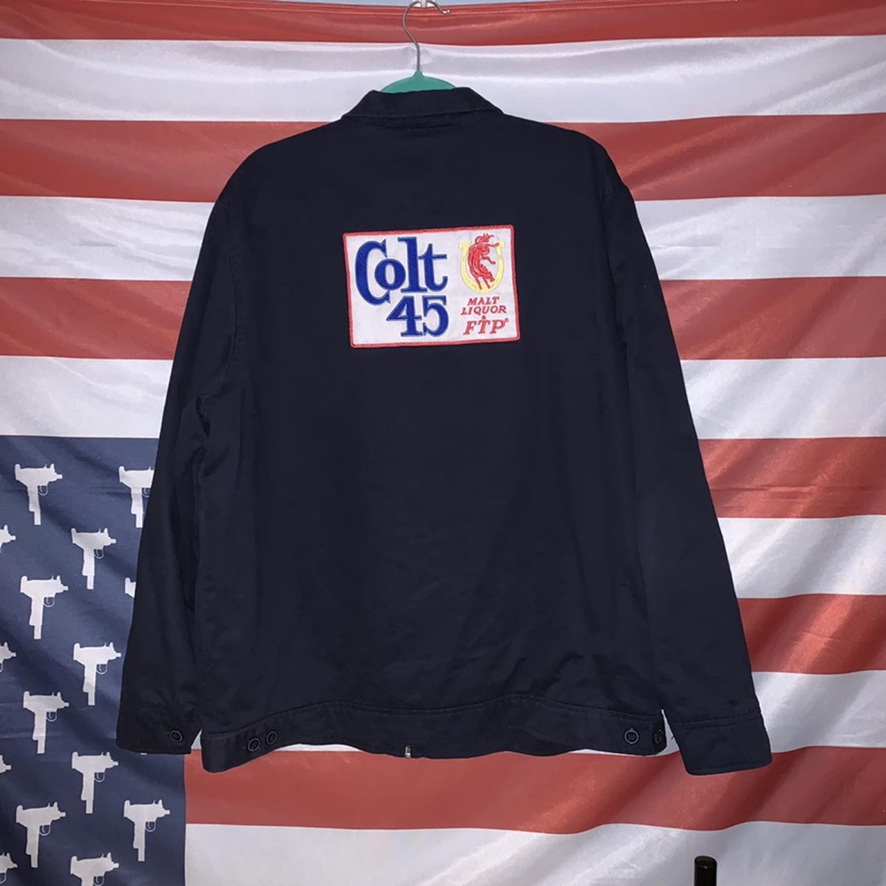 FTP + Colt45 Work Jacket Navy Size L 9/10 Very Light... - Depop