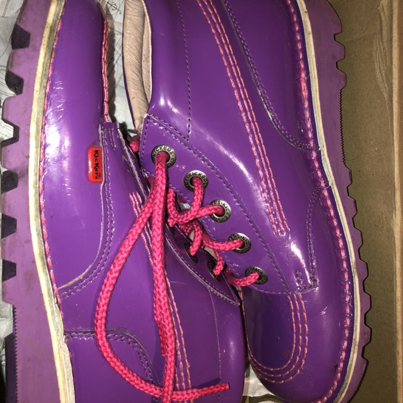 PURPLE KICKERS SIZE UK 4 OPEN TO OFFERS - NOT WORN... - Depop