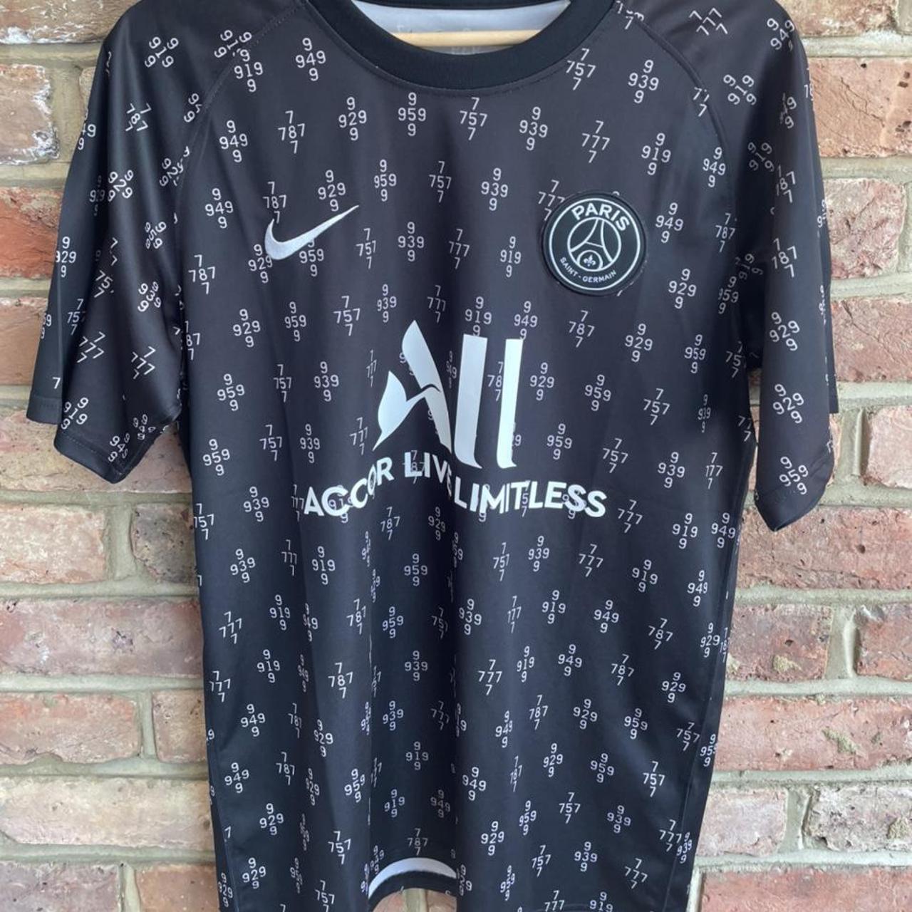 PSG Special Training Kit/Jersey Black. Excellent... - Depop