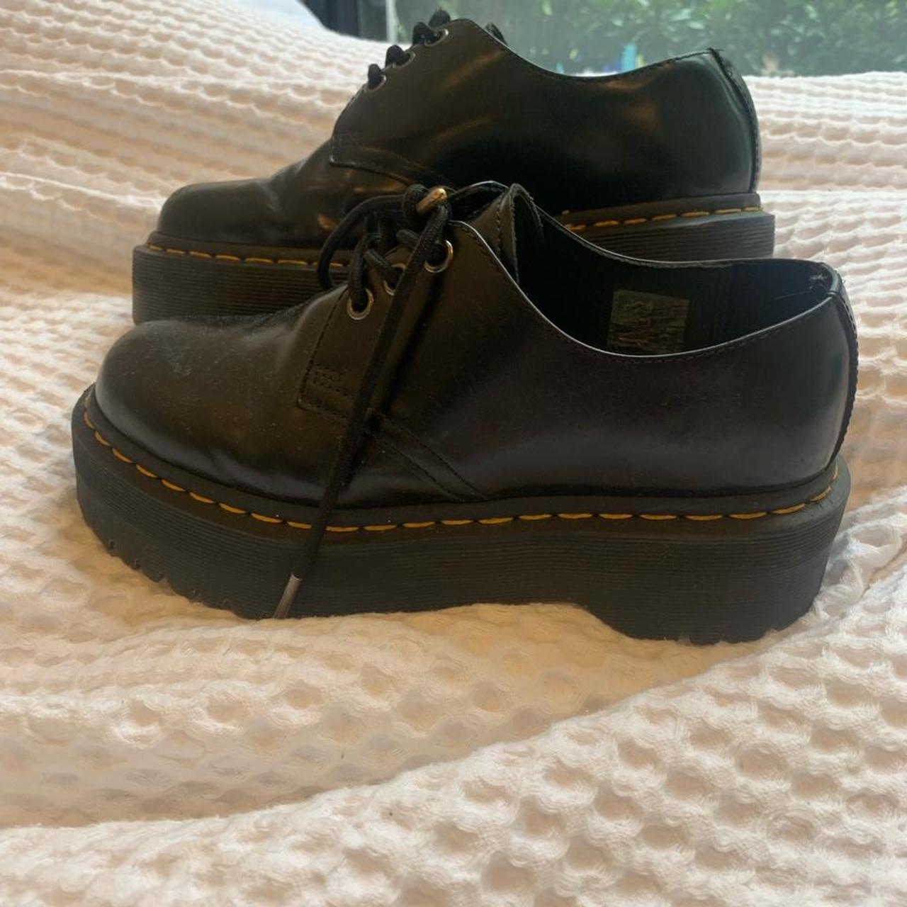 (SOLD PLEASE DONT BUY!!!) platform doc martens low... - Depop