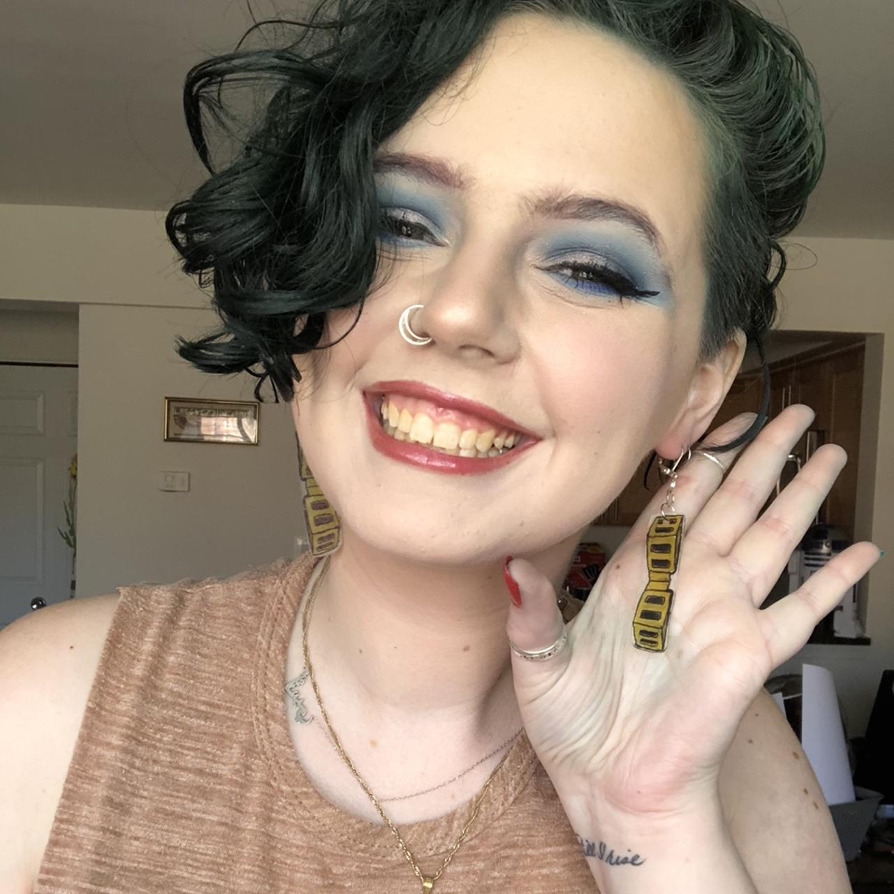 Aizawa or Eraser head inspired earrings that comes... - Depop