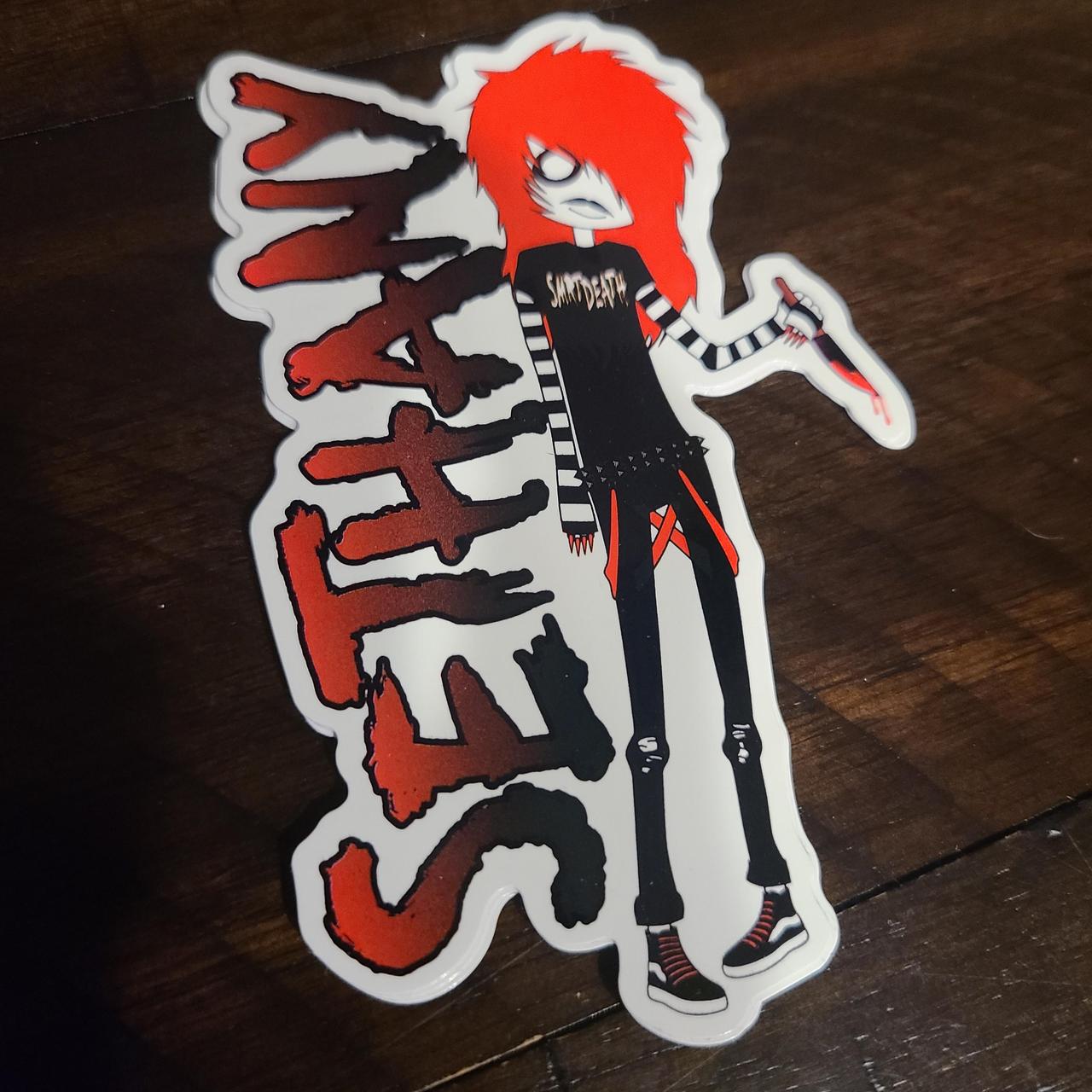 Authentic smrtdeath sticker #smrtdeath #sethany... - Depop