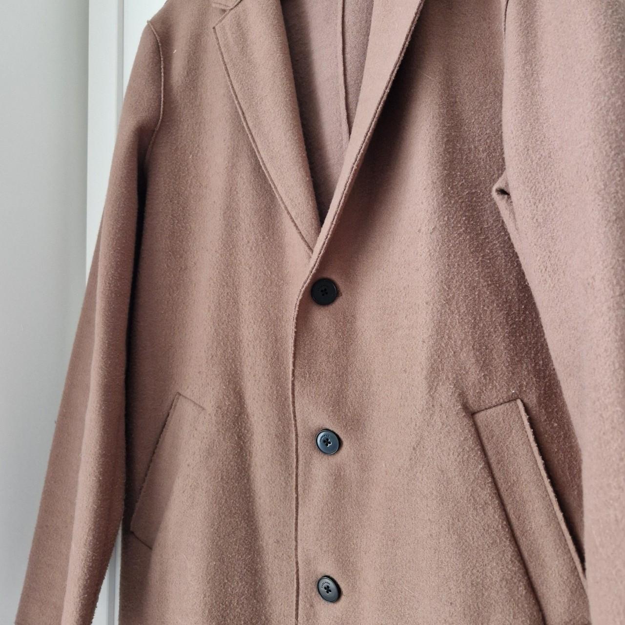 ZARA man unstructured coat Beige Good condition but... - Depop