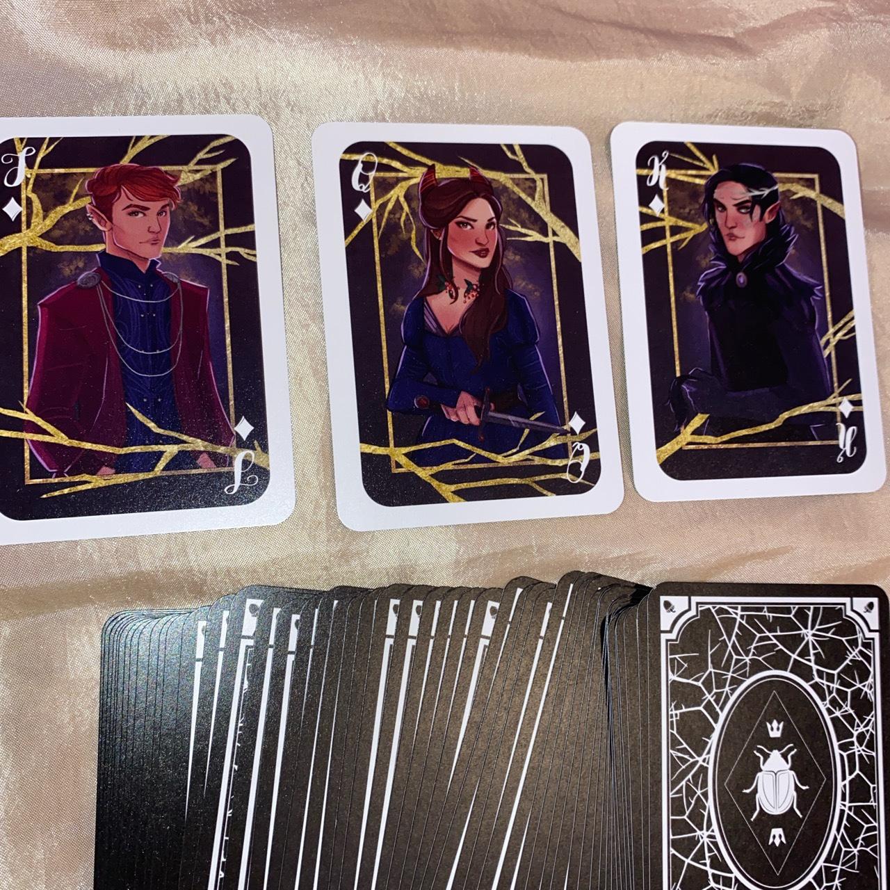 Playing cards inspired by The Cruel Prince by Holly... - Depop
