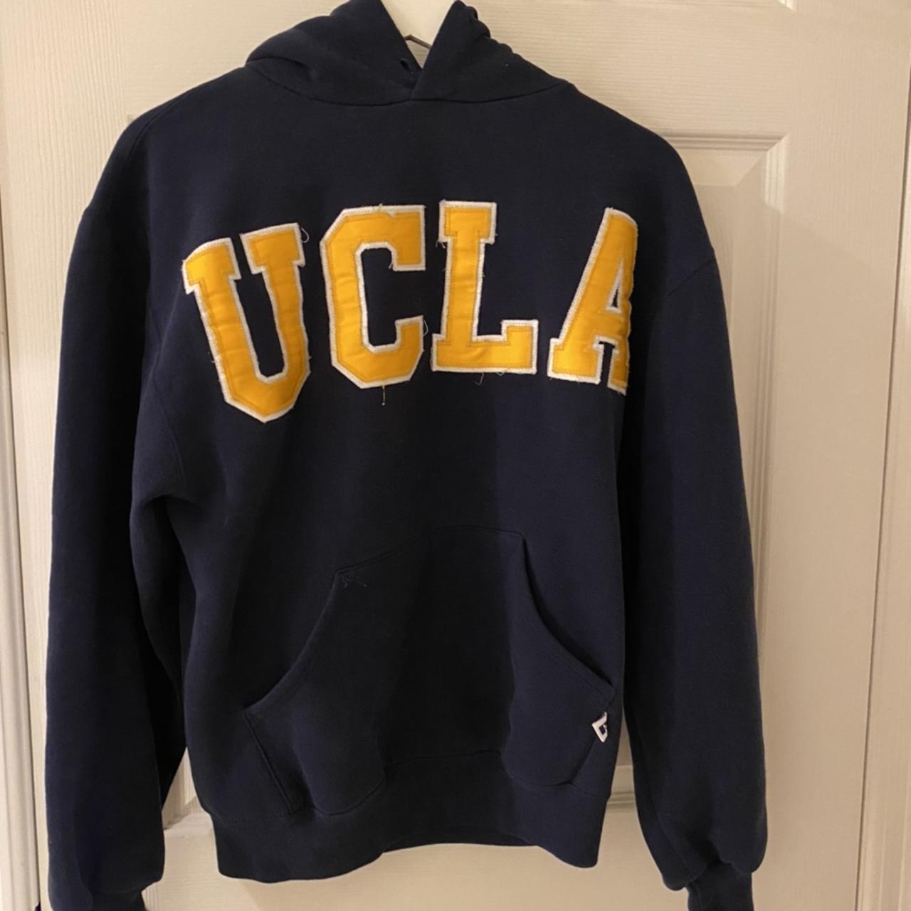 vintage ucla hoodie, medium but tight fits small... | Depop