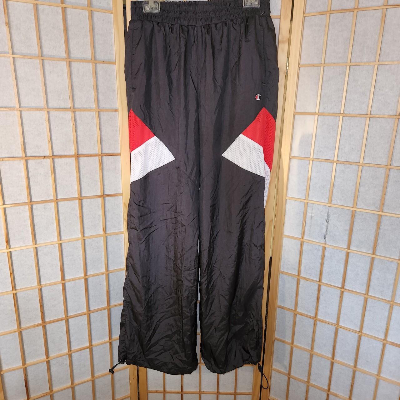 Champion Track Pants 100% Nylon Fits Kinda Large All... - Depop