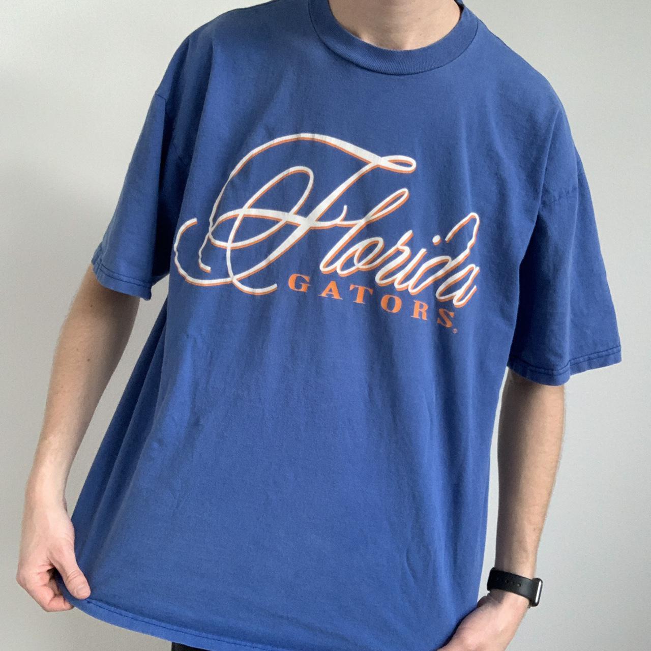 Vintage University of Florida Script Shirt - Florida... - Depop