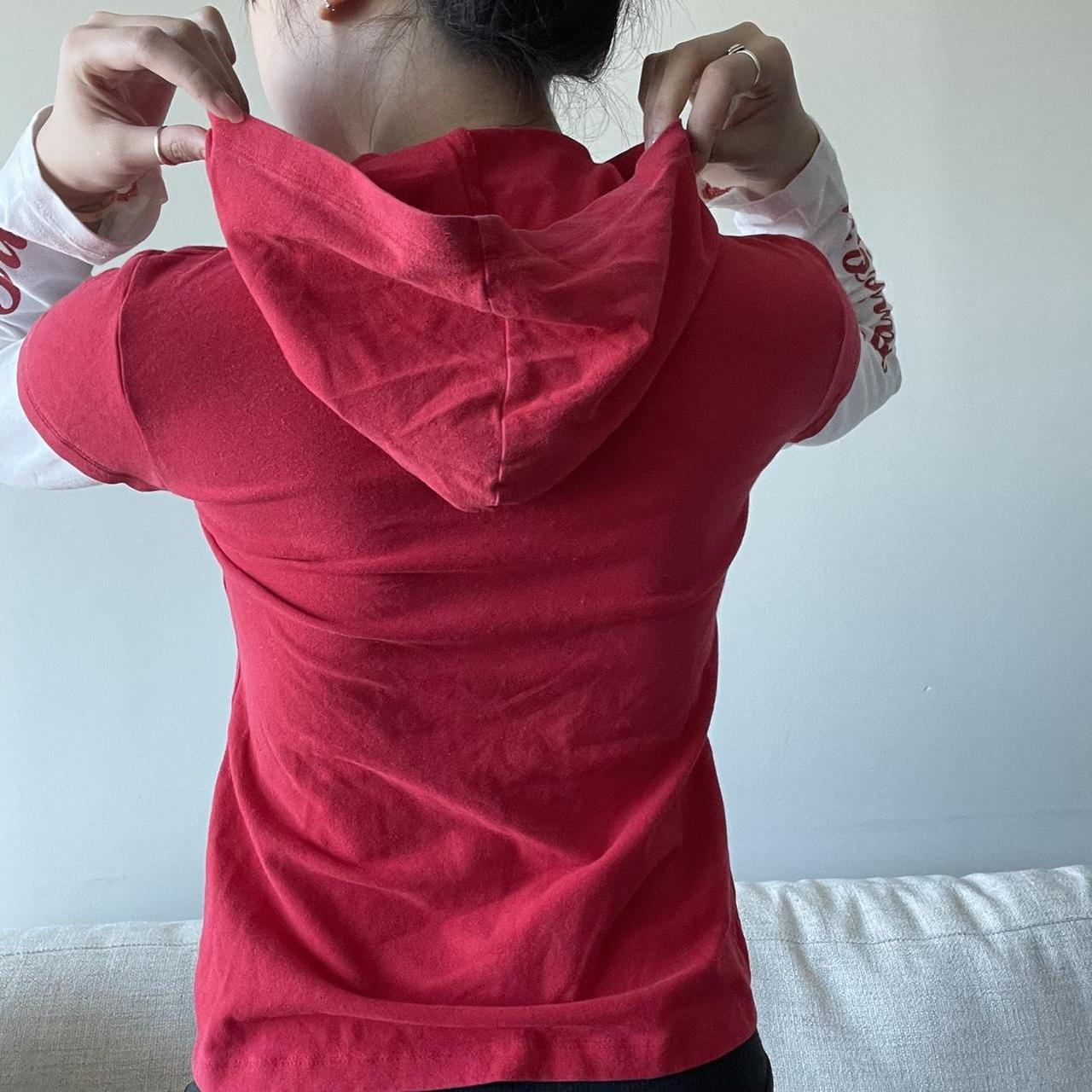 y2k red shirt, i think this shirt is so fun and... - Depop