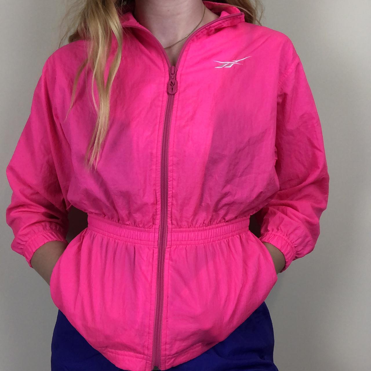 Reebok Women's Pink Coat | Depop