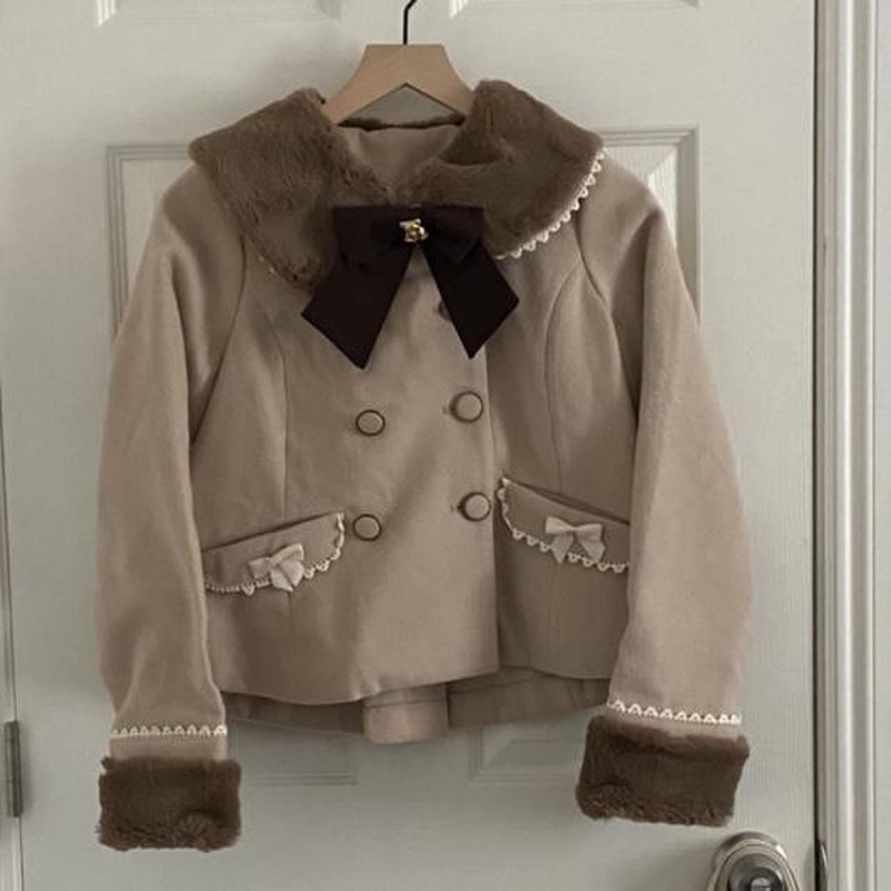 Amaval Bear Coat Repost because Depop decided to... - Depop