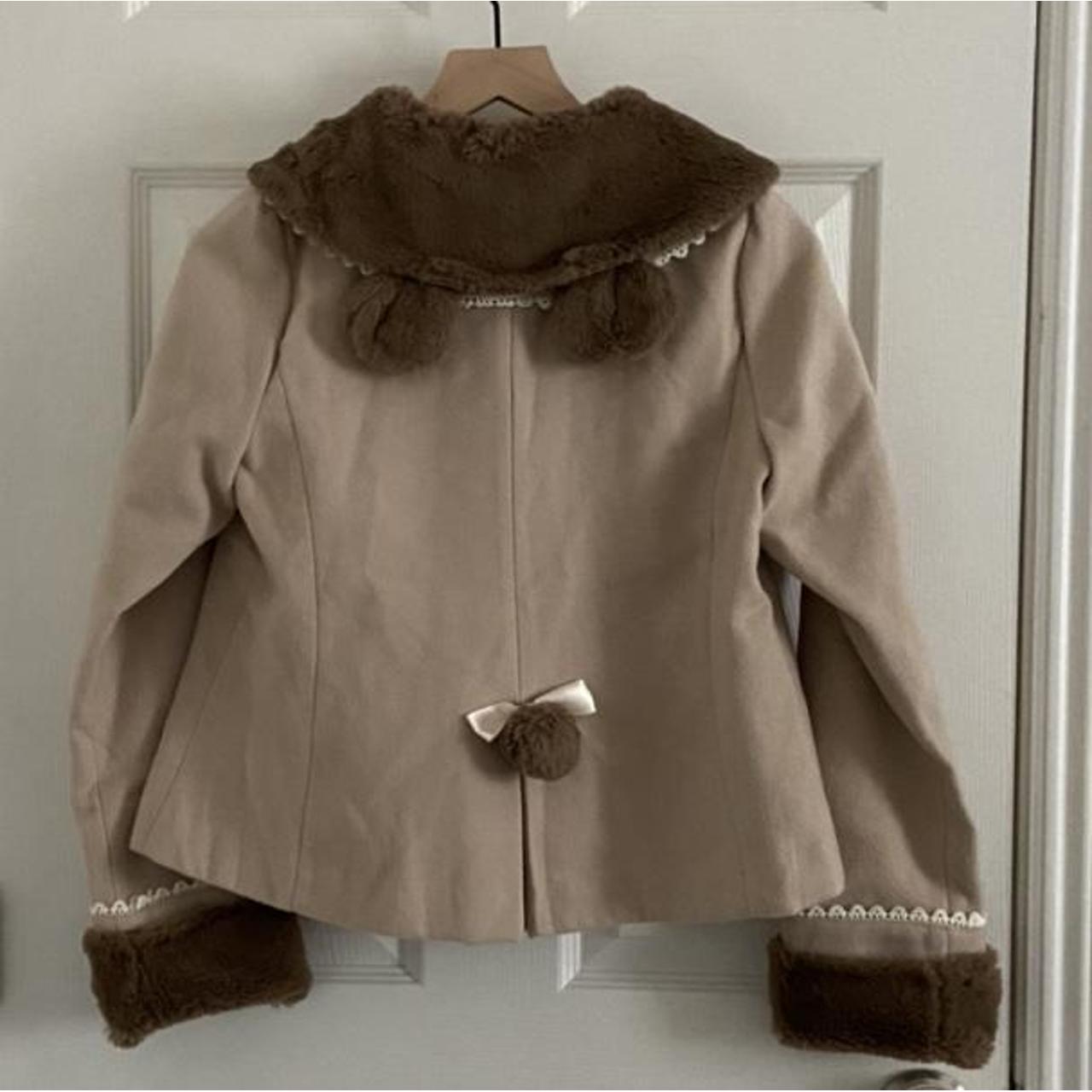 Amaval Bear Coat Repost because Depop decided to... - Depop