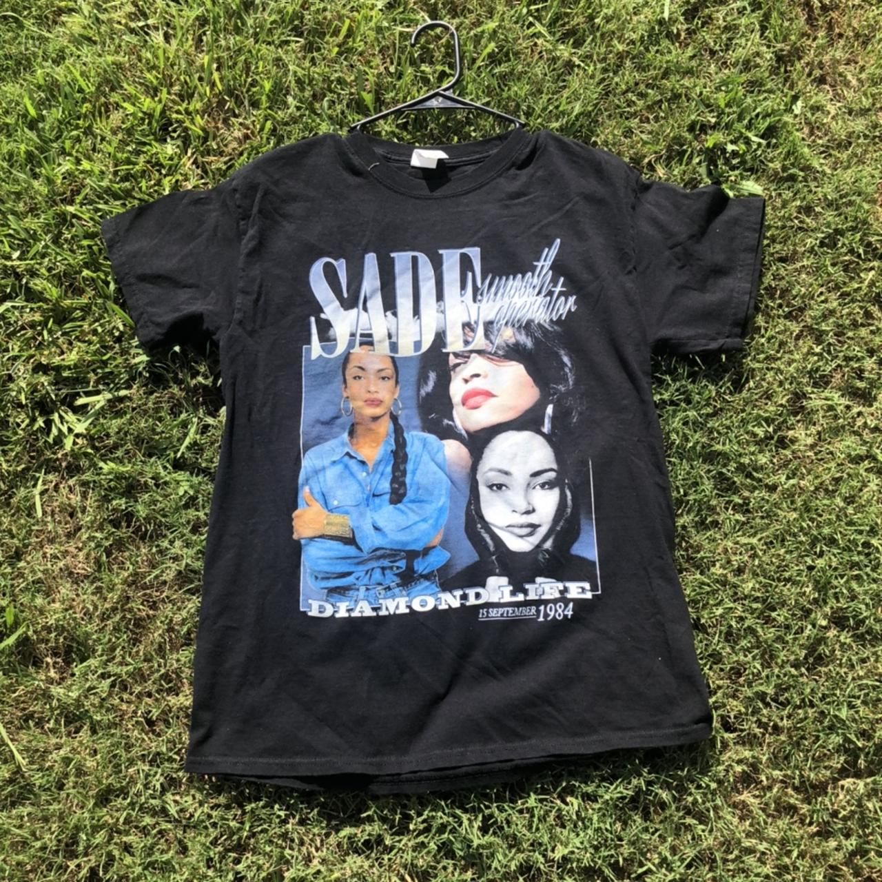 Vintage Sade 1984 diamond life T-shirt - Depop