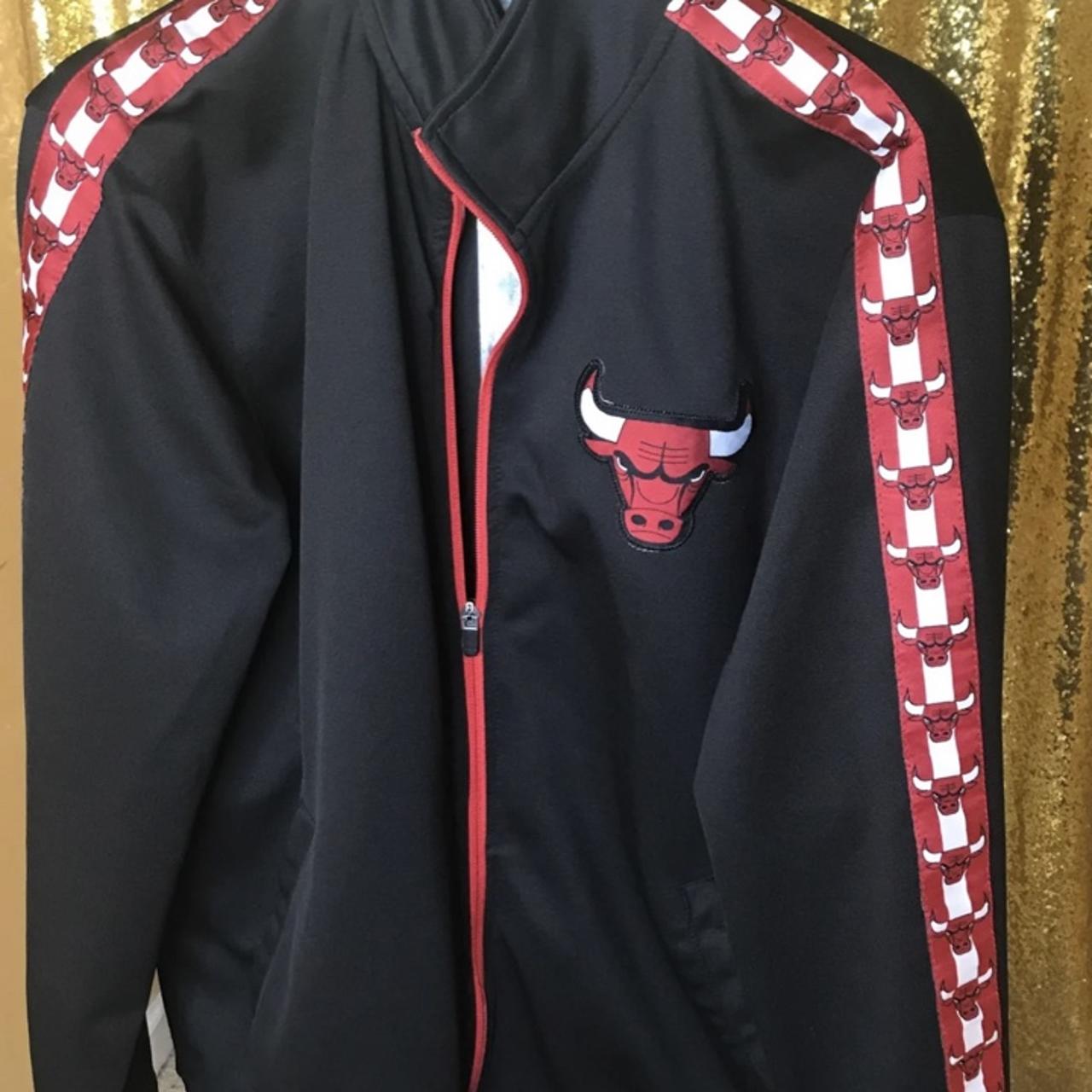 Bulls Jacket jacket with the bull head detail down... - Depop