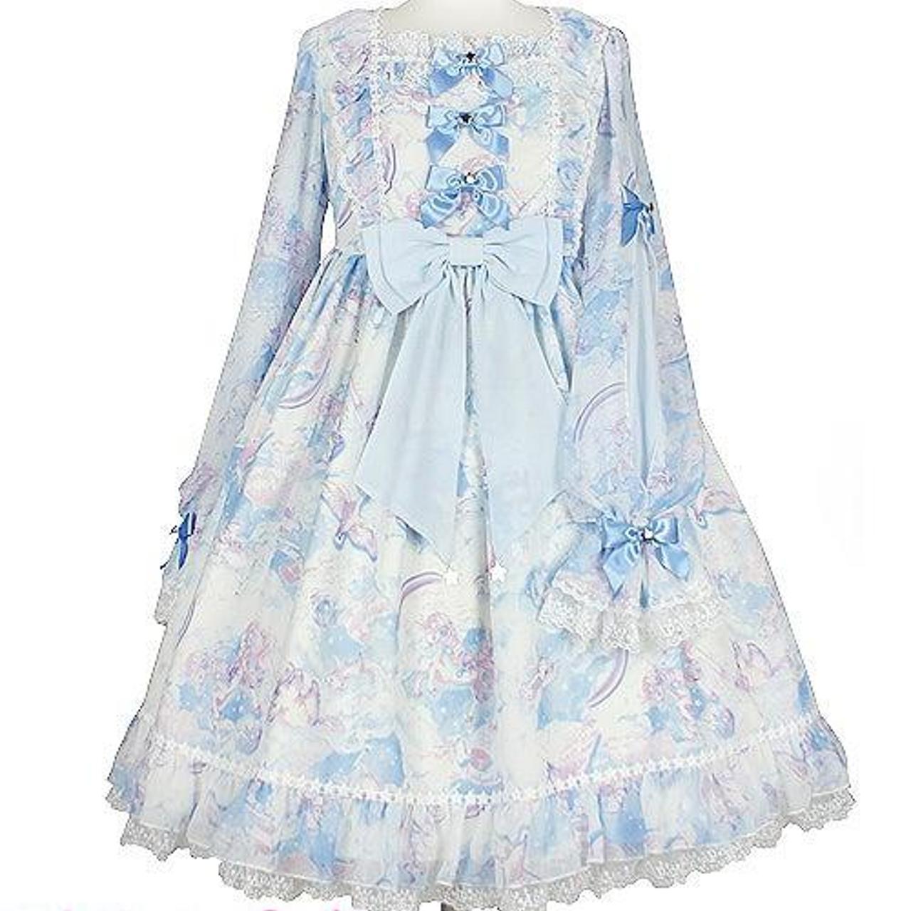 Angelic Pretty Fantastic Horoscope OP in white... - Depop