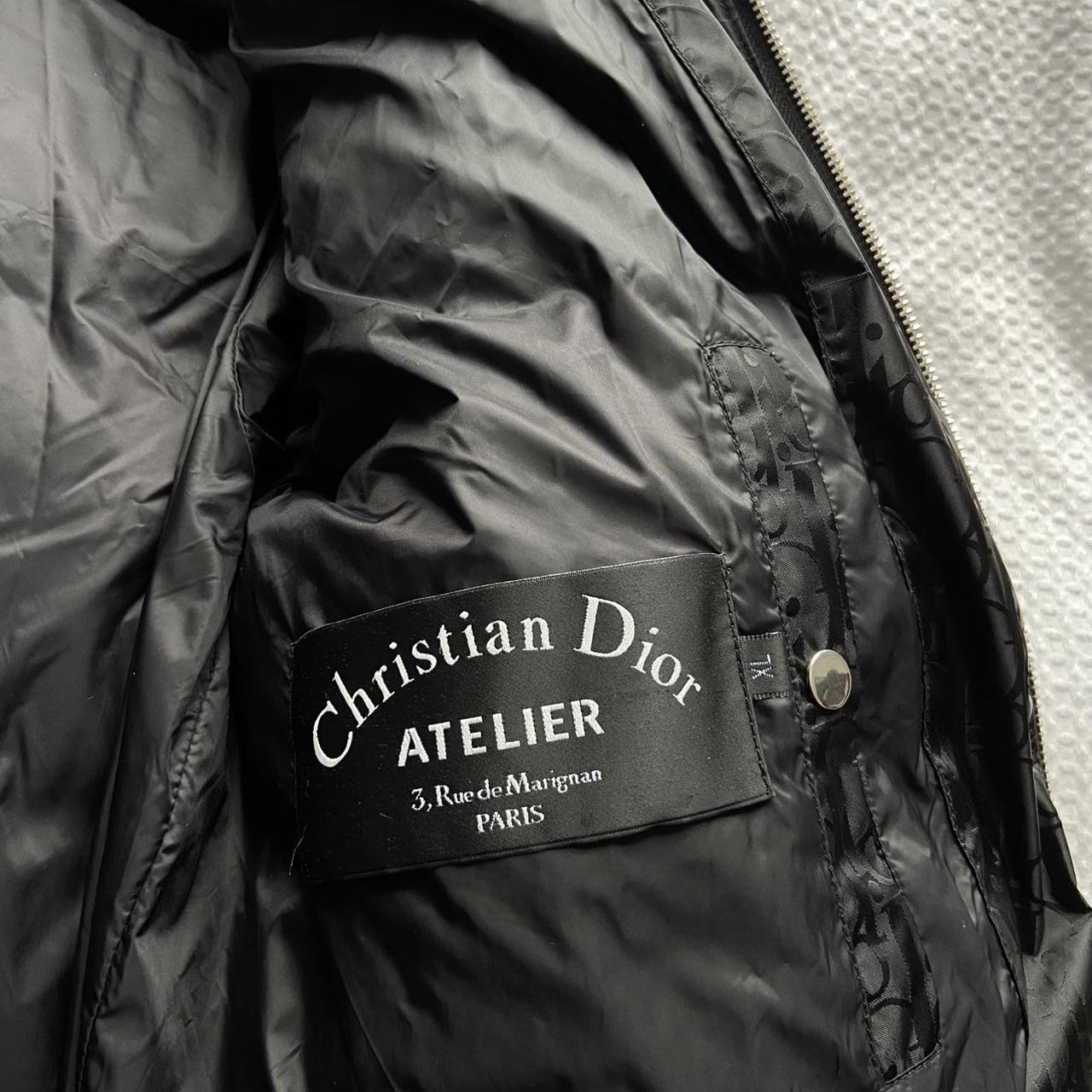 DIOR Oblique Down Jacket (Black Nylon Jacquard) I... - Depop