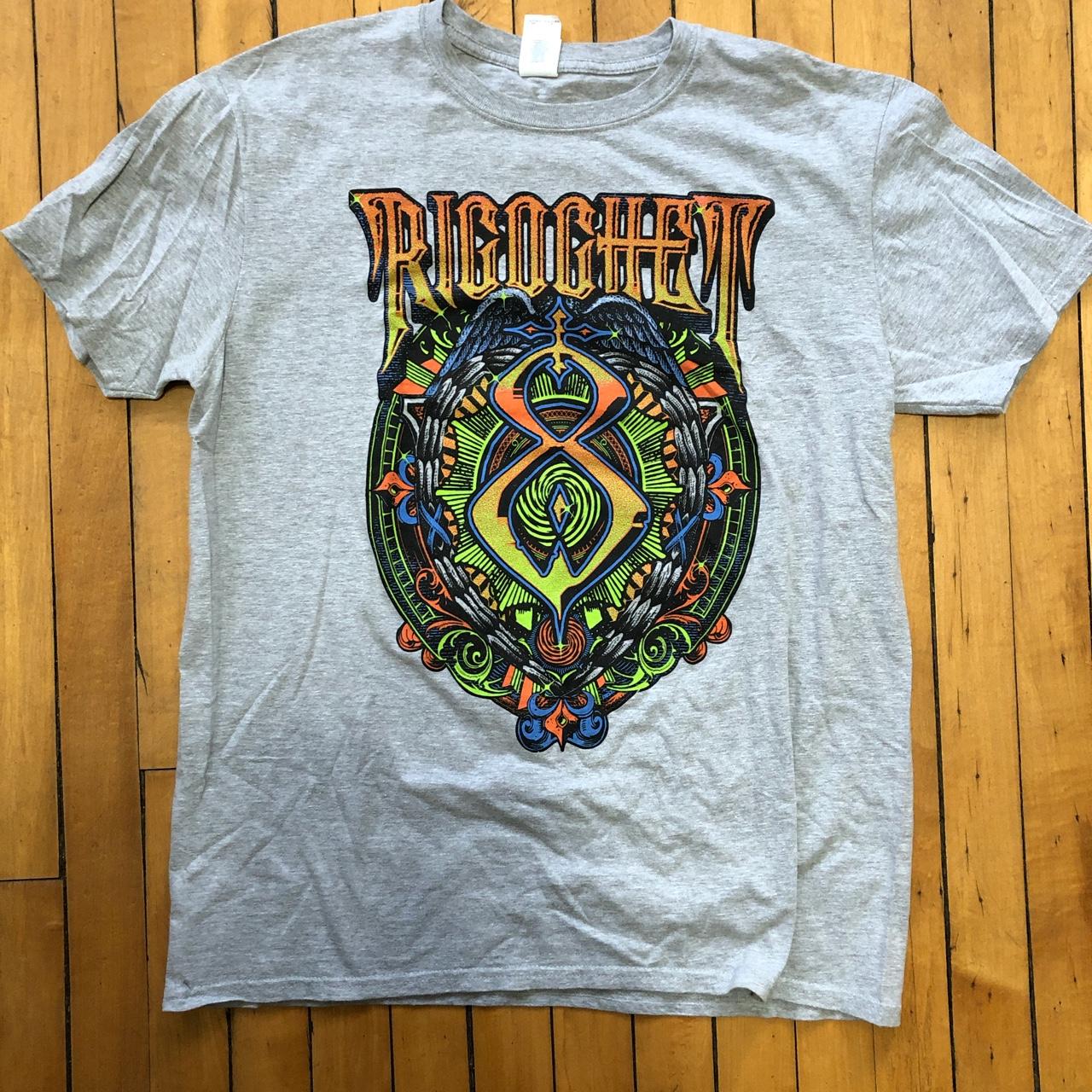 Ricochet logo soft style shirt WWE / NXT / AEW /... - Depop