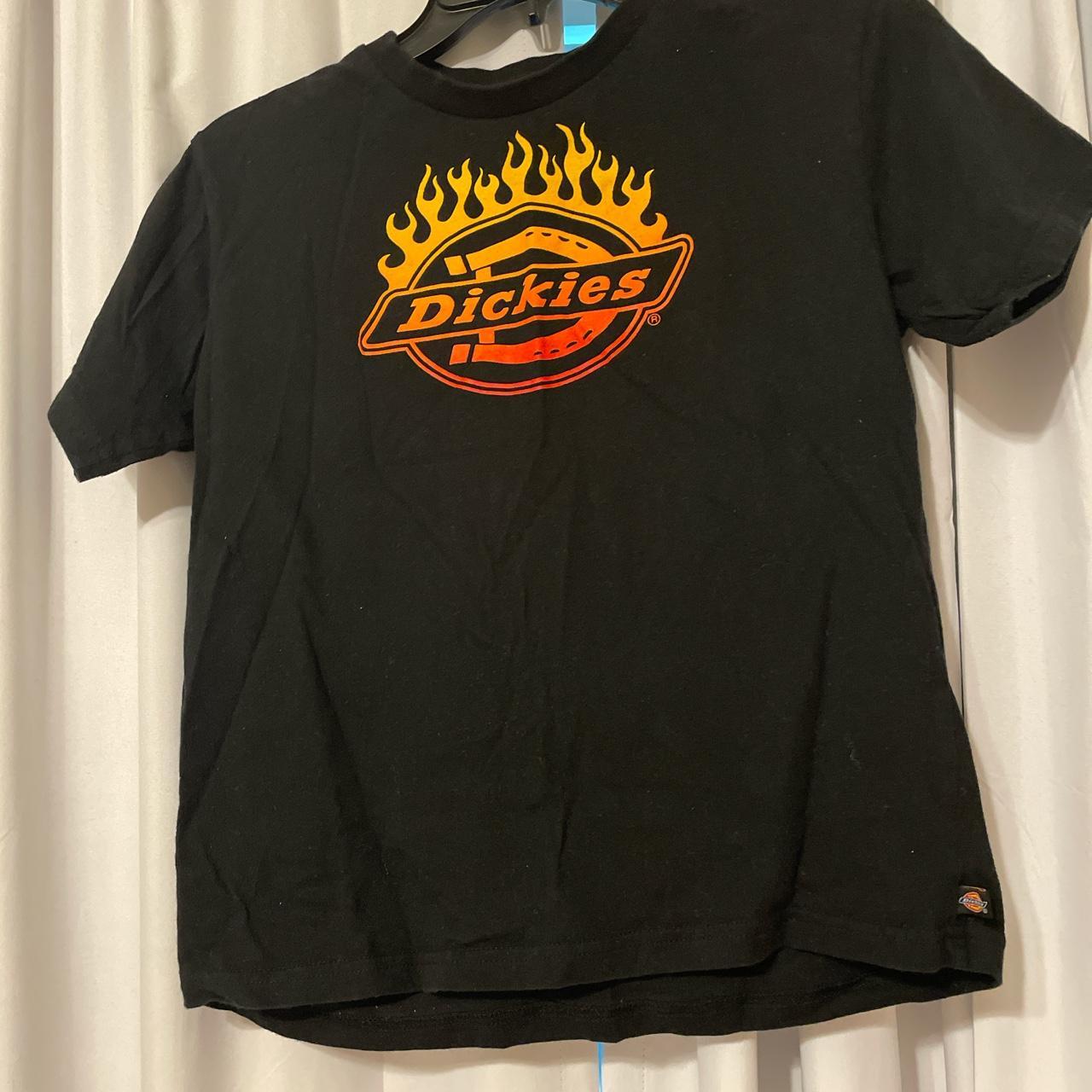 large dickies shirt #blackdickiesshirt #dickies... - Depop