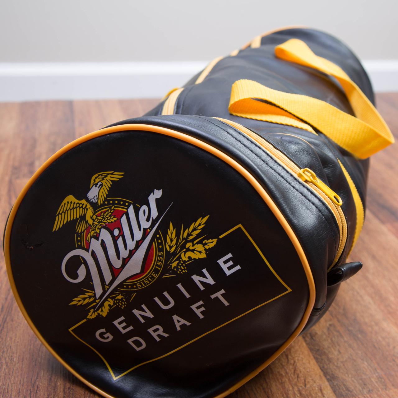 Vintage 80s Miller High Life Duffle... - Depop