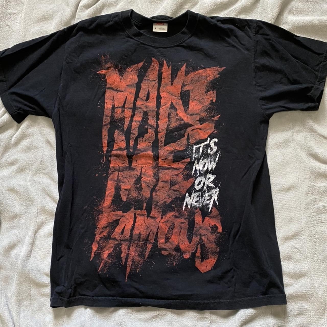 Make Me Famous band tee, great condition... - Depop