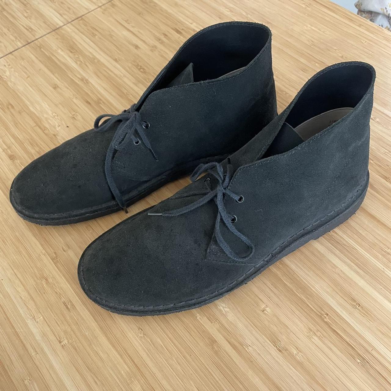Clarks Men's Black Boots | Depop
