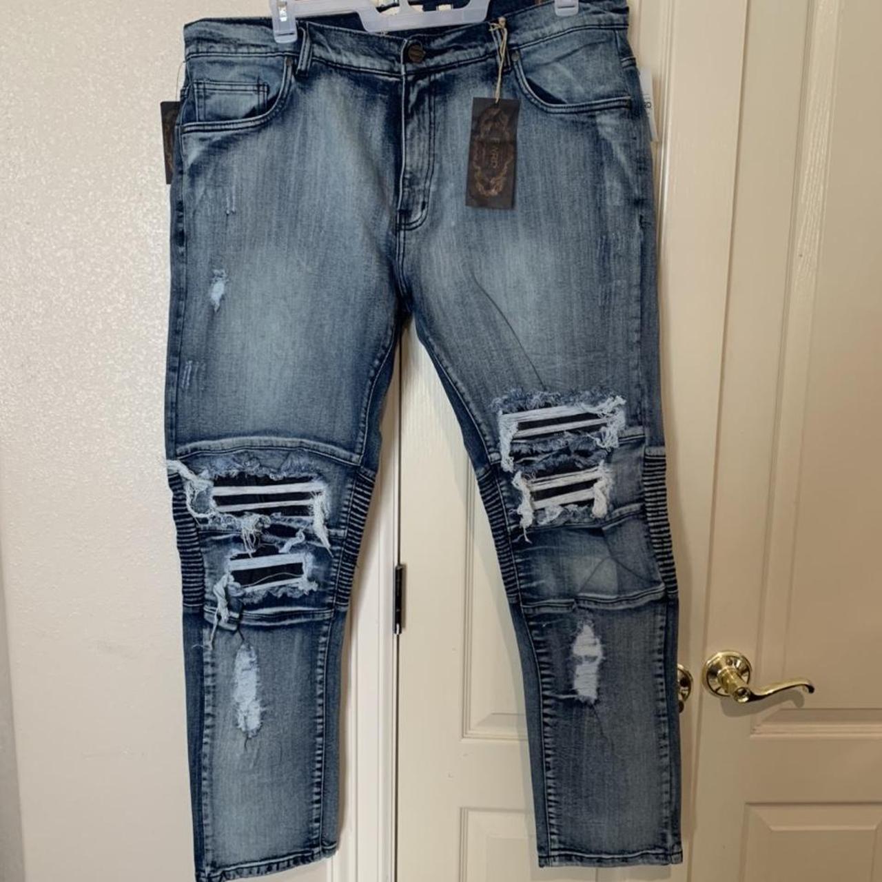 ITEM: Mens FWRD Denim JEANS SIZE: 40 x... - Depop