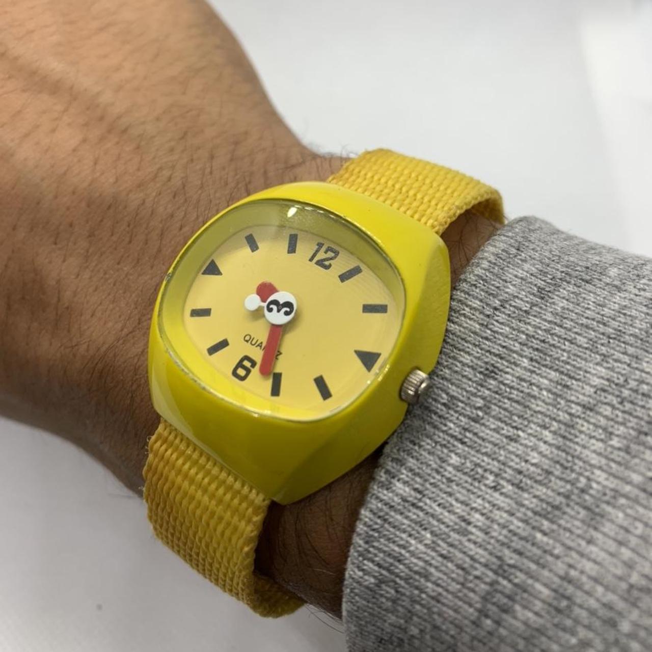 American Vintage Men's Yellow Watch | Depop